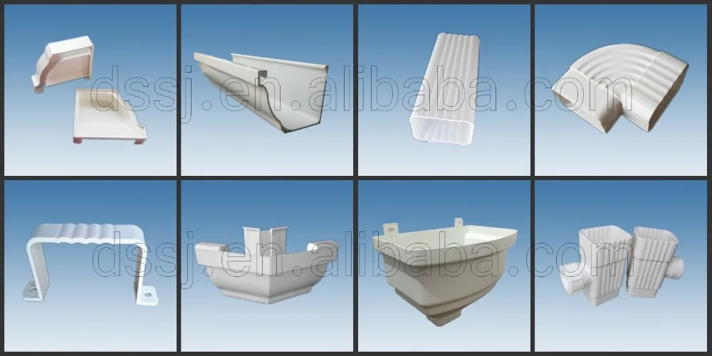 U Style Rain Gutter Clip For Pvc Drain System - Buy 5k Pvc Gutter,U ...