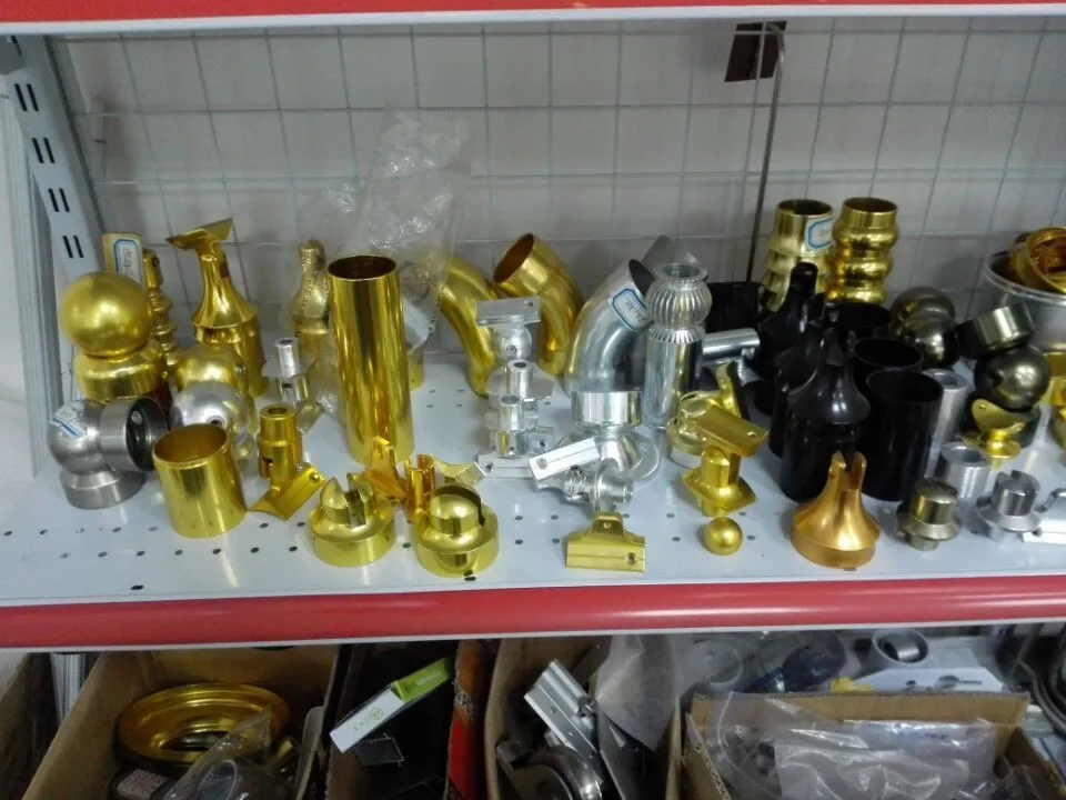 Decorative Crystal Ball On Stairs Railings/aluminum Handrail Post Head ...