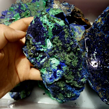 Top Quality Natural Azurite Malachite Ore Druse Green Rough Stones ...