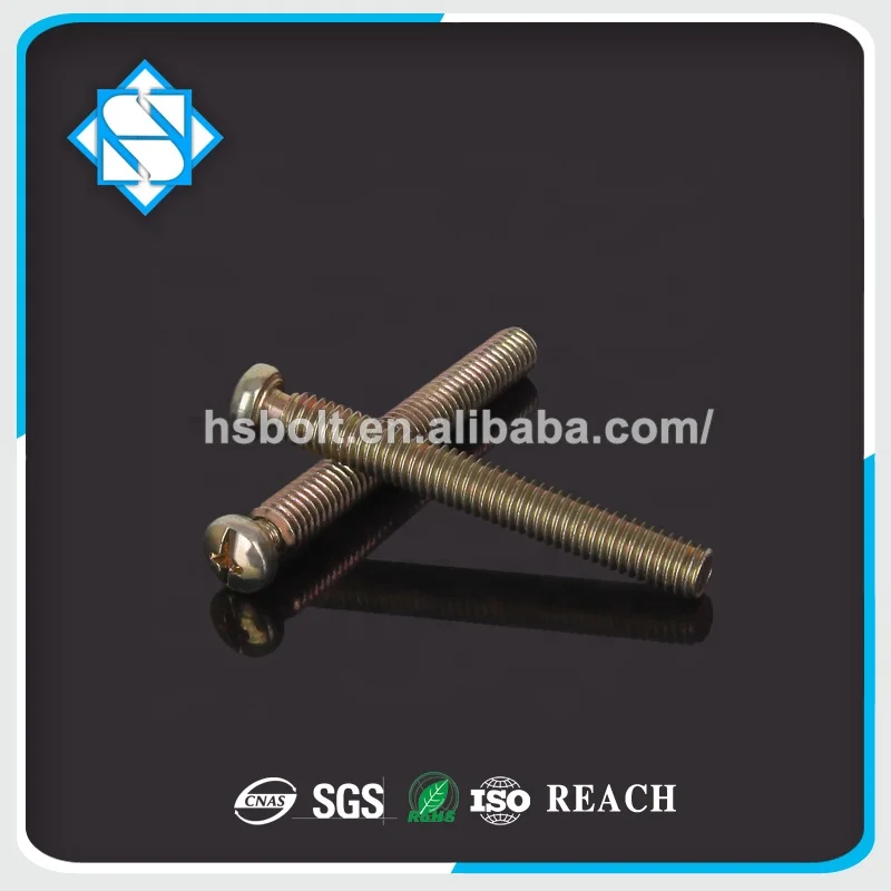 Carbon Steel Phillip Pan Head Extra Long Machine Screw - Buy Extra Long ...