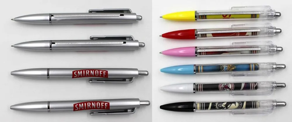 Flyer Advertising Pen With Customized Logo Pull Out Banner Pen - Buy ...
