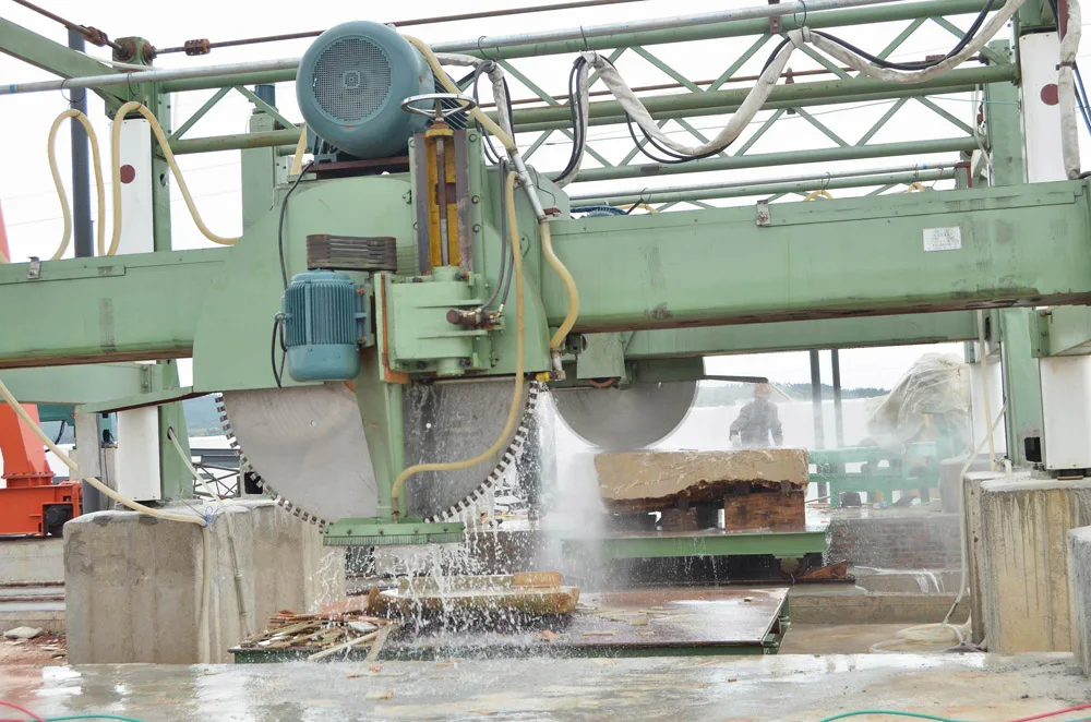 Vertical And Horizontal Granite Marble Block Two Way Cutting Machine ...