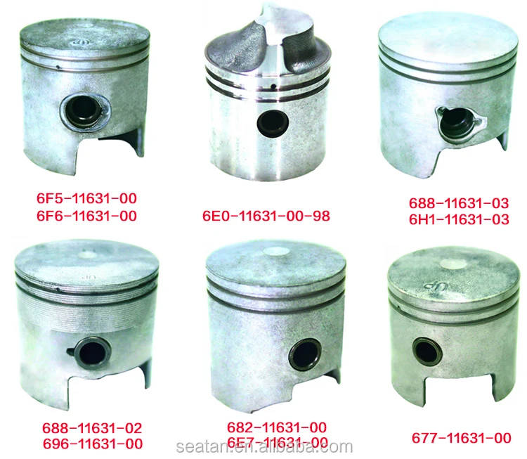 Tohtsu 25hp/30hp Outboard Piston Kits - YAMAPARTS Quality