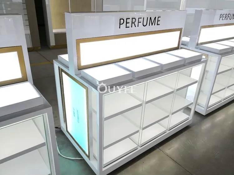 Advantaged Price Glass Perfume Display Cabinet / Glass Perfume Display ...