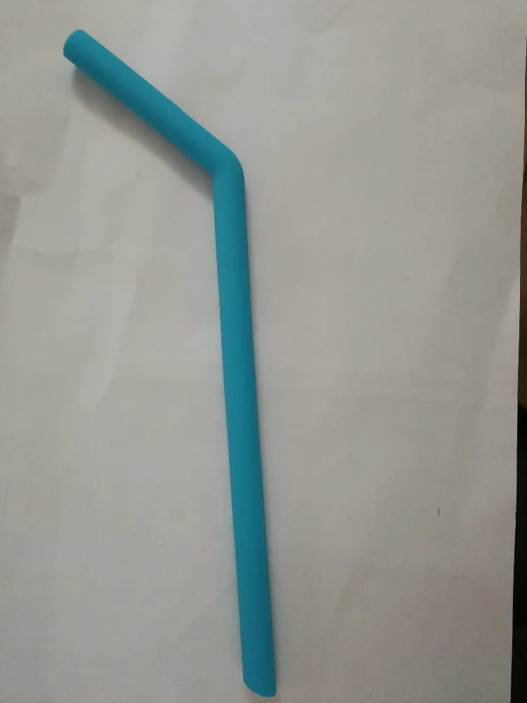 Food Grade Silicone Rubber Straws With Brushes Sets Of 6 With Polyester ...