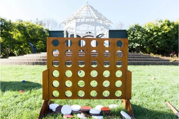 Giant Yard Connect Four Outdoor Game Set - OEM Available