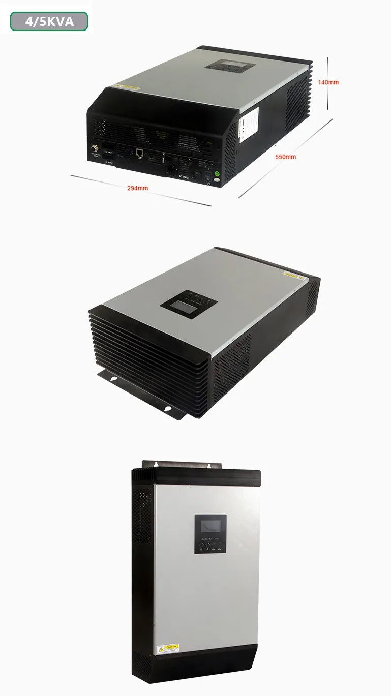 5kva 4kw Hybrid Solar Inverter With 48vdc 60a Pwm Solar Controller ...