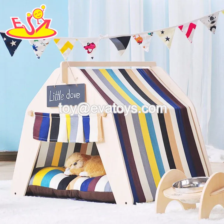 New Arrival Cute Puppy House Toy Wooden Dog Toys For Kids W06f071 - Buy ...