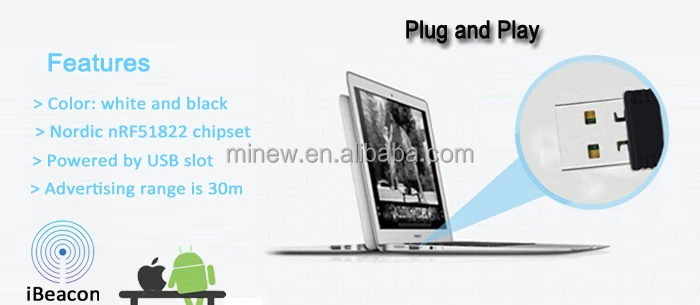 Nrf52832 USB Dongle - Ibeacon Technology for Bluetooth