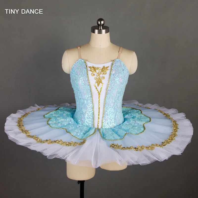 Dance Favourite Light Blue Sequin Spandex Professional Ballet Dance ...