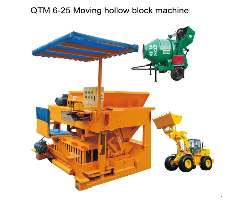 Dong Yue Hydraulic Moving Egg Laying Brick Making Machine Qtm6-25 - Buy ...