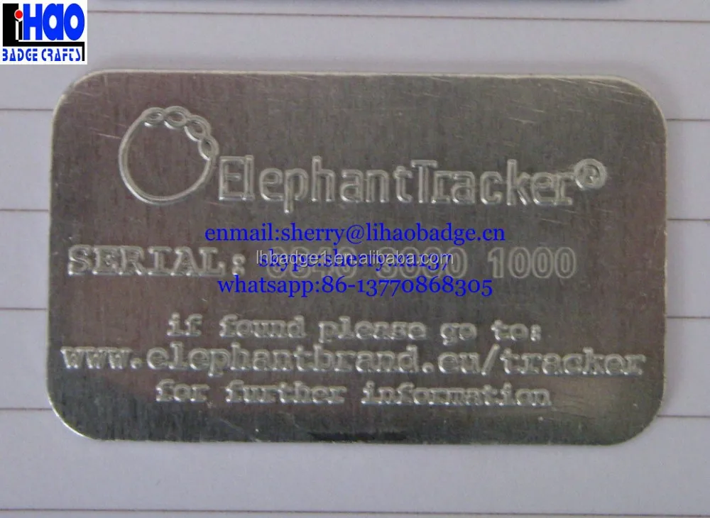 Customize Metal Serial Numbers Label,Aluminum Metal Tag With Laser ...