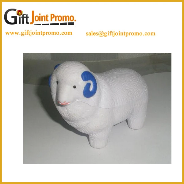 China Manufacturer Animal Goat Shaped Pu Foam Stress Ball With Logo ...