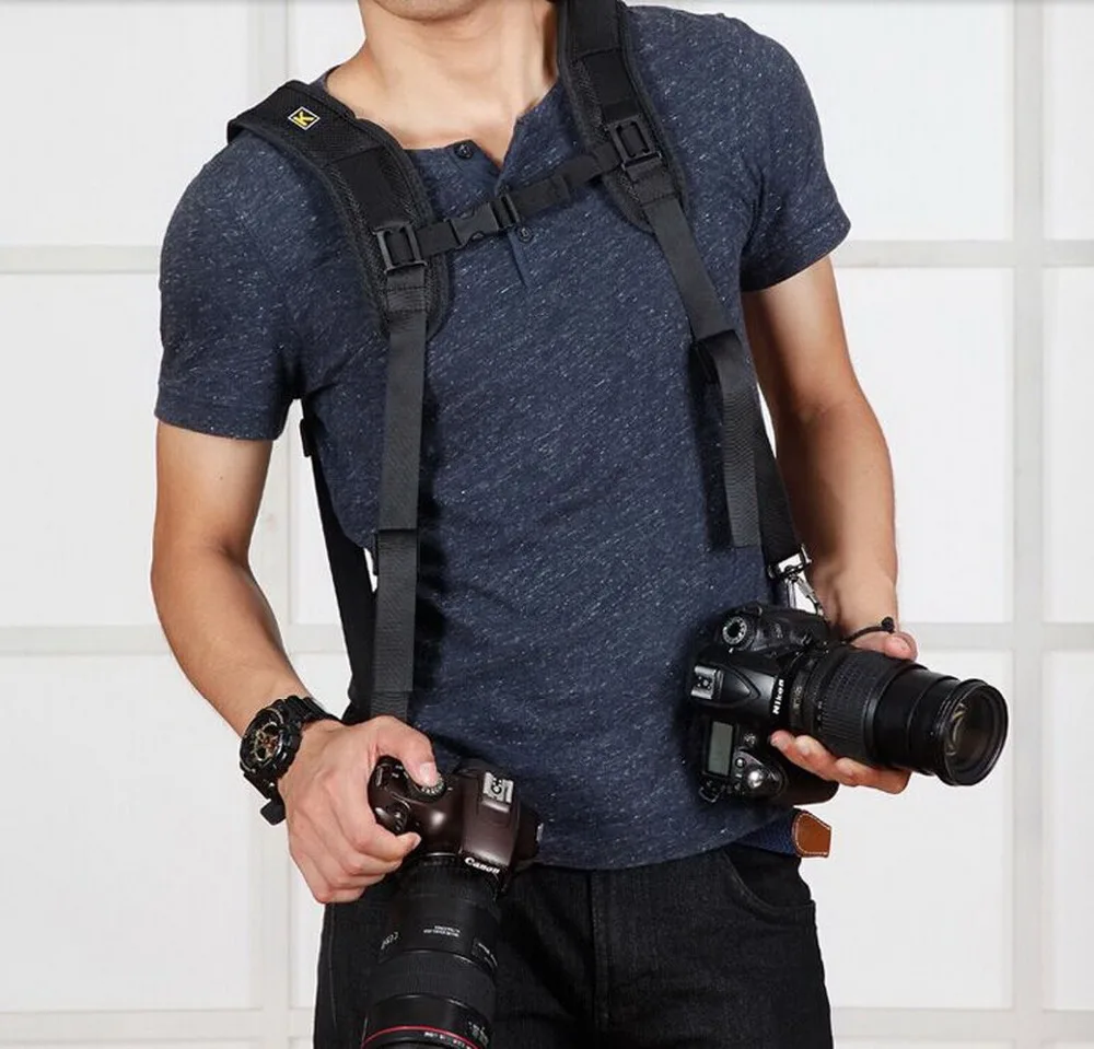 Quick Release Dual-shoulder Cameras Strap Double Shoulder Belt Strap ...
