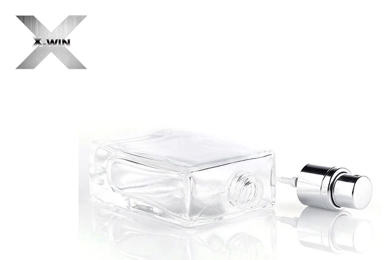 50ml 30ml Rectangular Shape Clear Black Perfume Glass Bottle - Buy ...
