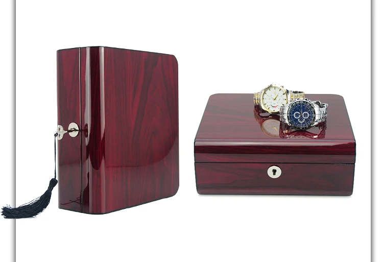 Elegant Affordable Watch Strap Display Case - Black Carbon Fiber