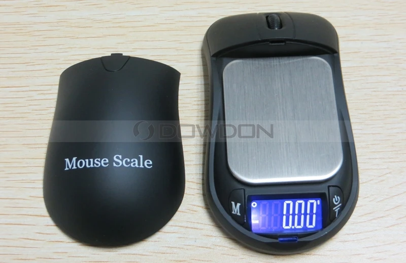 100g * 0.01g Digital Creative Backlight Mouse Mini Electronic Scale ...