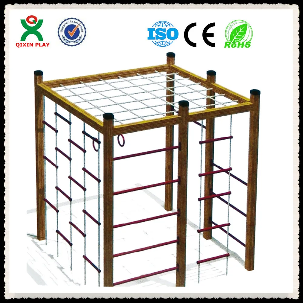 Wholesale Indoor Playground Toddler Wooden Jungle Gym Commercial Kids ...