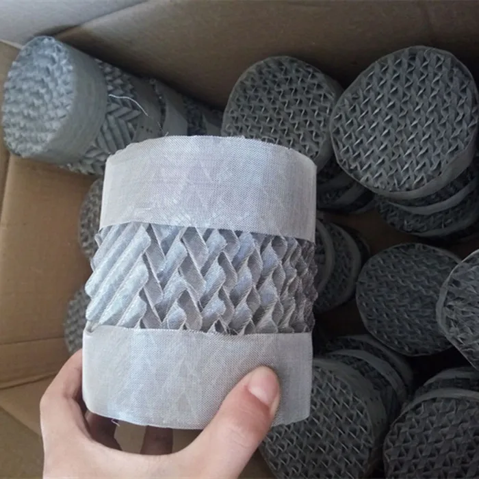 Pure Nickel Metal Wire Mesh Gauze - Structured Packing