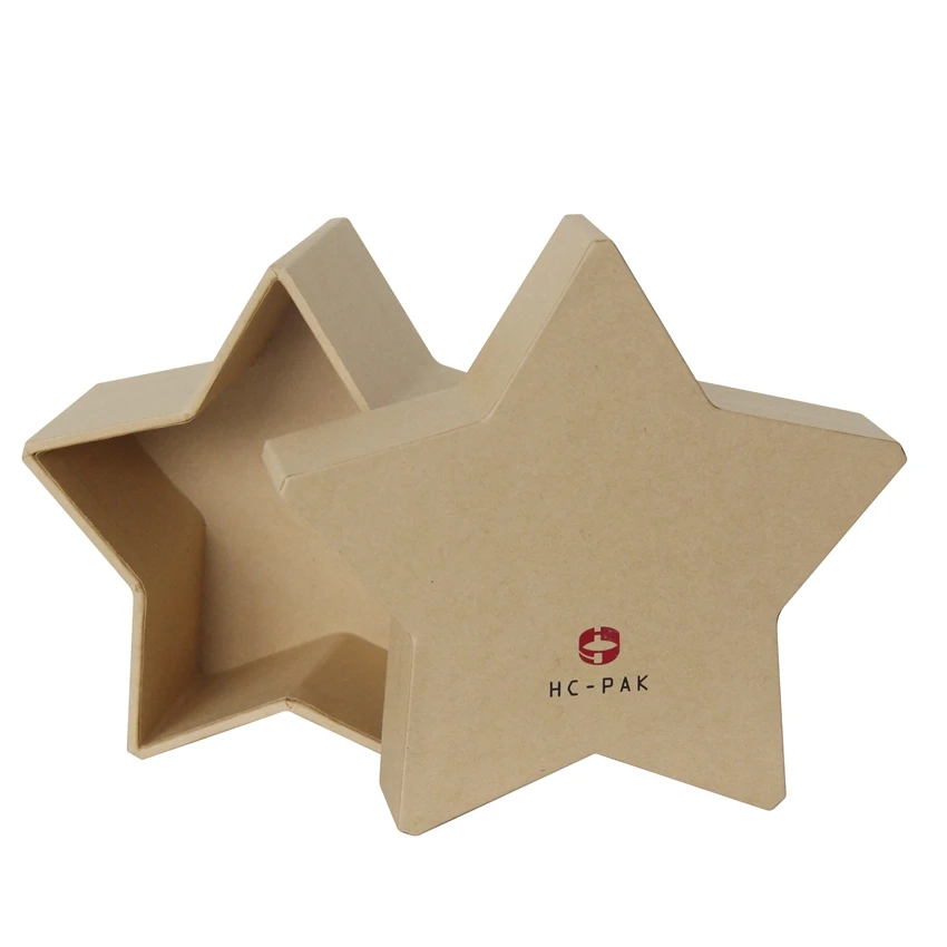 Custom Design Heart Shape Kraft Paper Hard Rigid Gift Boxes Chipboard ...