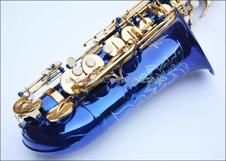 Alto Saxophone,Blue Color Alto Saxophone - Buy Alto Saxophone,Saxophone ...