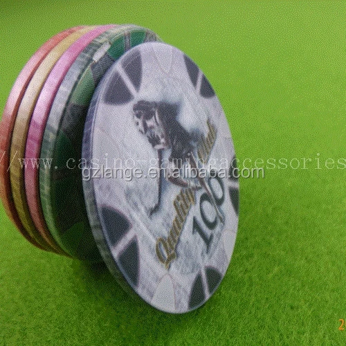 10g Tournament Poker Chips - Custom Ceramic Printing
