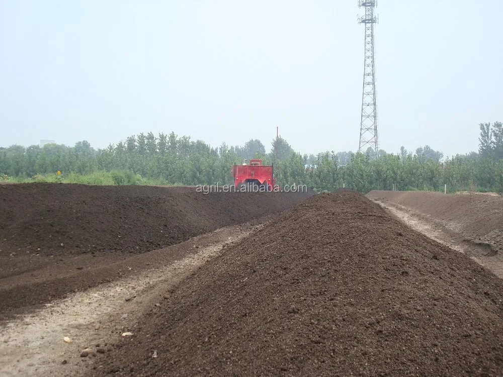 new design hydraulic drive self propelled compost making machine ...