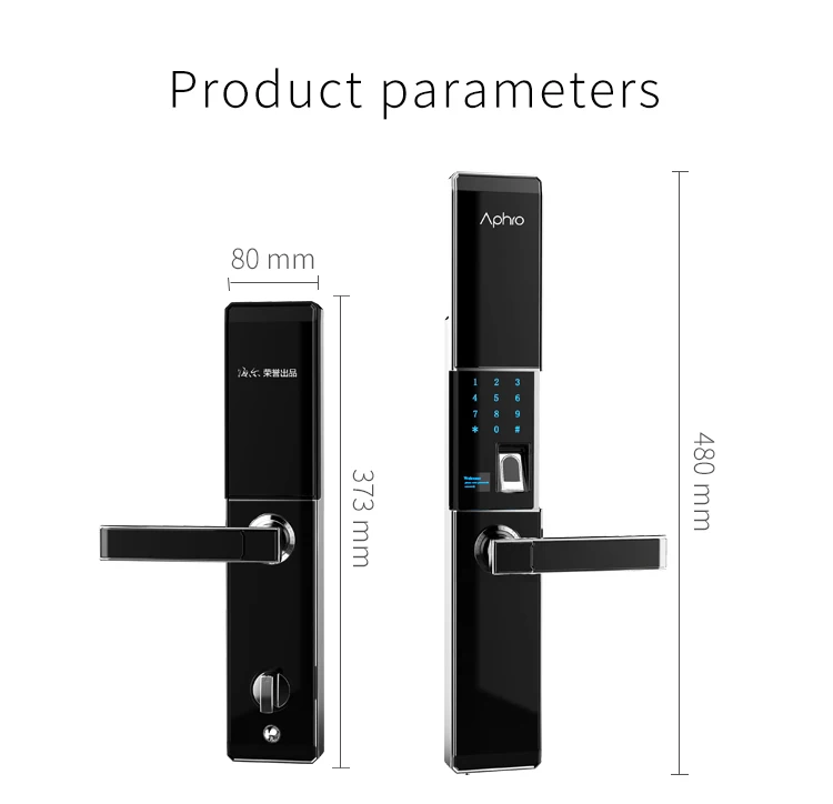 Outdoor Electronic Fingerprint Main Sliding Gate Locks With Voice - Buy ...