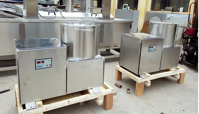 Professional Fried Food Deoiler Machine Onion Potato Chips Centrifugal ...