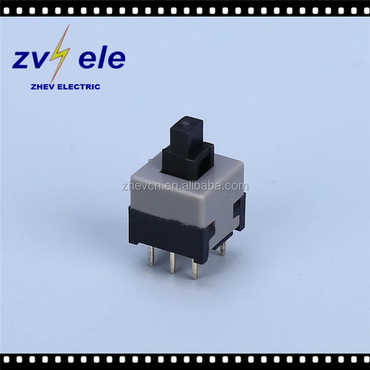 6 Pin Mini Push Button Switch With 8.5x8.5mm DPDT Latching| Alibaba.com