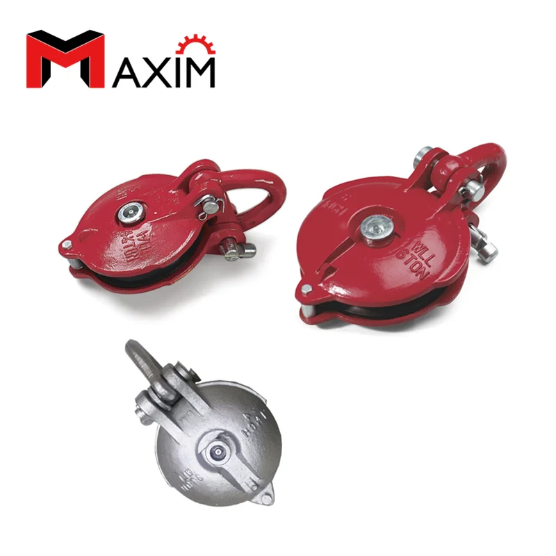 Wire Rope Lifting Snatch Block - Multi Triple Sheave Pulley Block