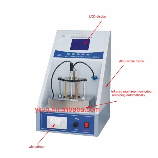 Automatic Bitumen Softening Point Ring And Ball Apparatus/asphalt ...