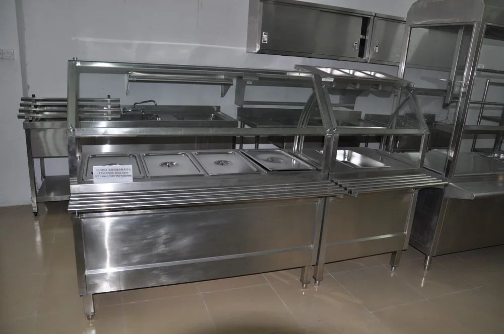 Six Pan Buffet Bain Marie - Efficient Kitchen Warmer