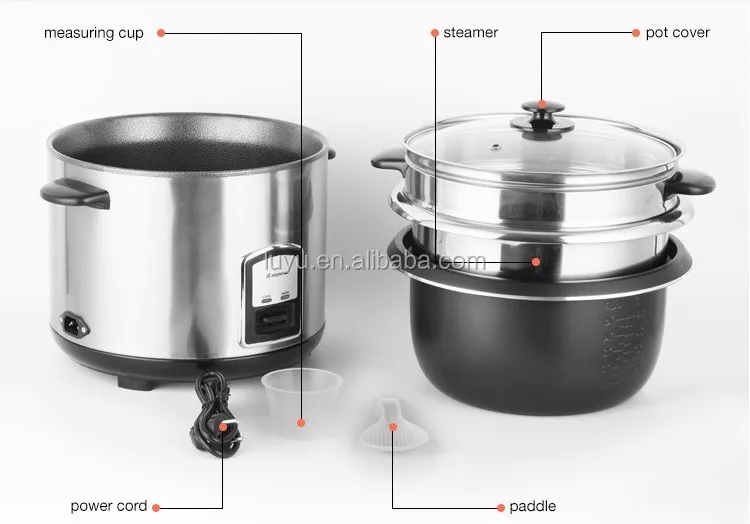 1.0/1.2/1.8/2.2/2.8l National Electric Rice Cooker With Glass Cover ...