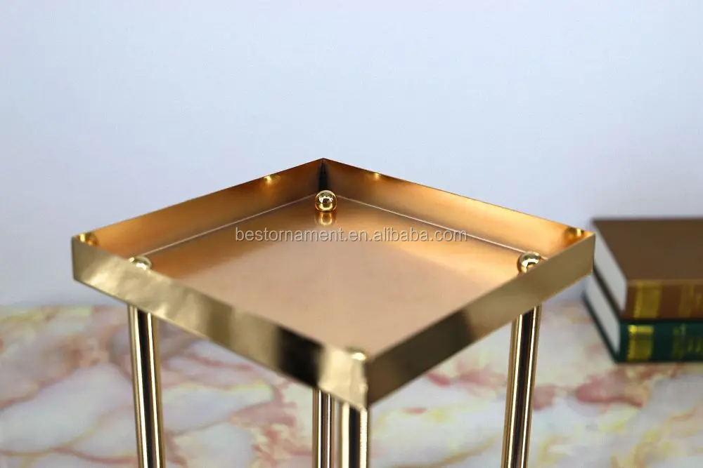 Gold Wedding Metal Centerpiece Stands - Modern & Stylish