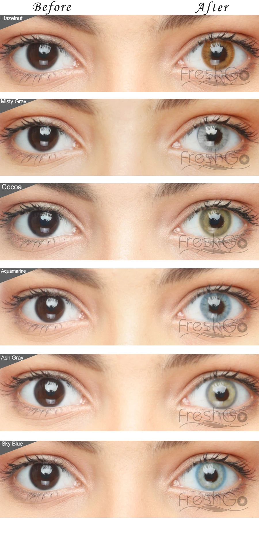 2019 Factory Price Yearly Magic Eye Contact Lens High Quality Freshgo ...