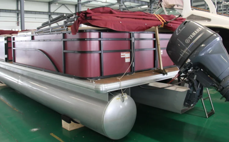 Sanj 7.9 M Hot Sale Aluminium Pontoon Boat - Buy Aluminium Pontoon Boat ...