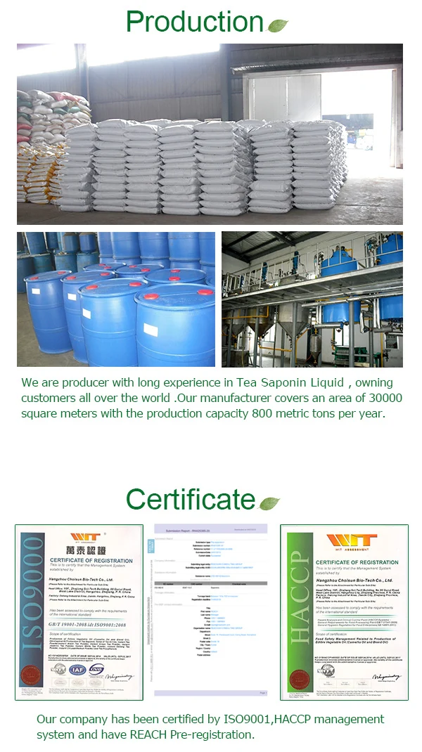 Nature Non-ionic Surfactant Tea Saponin Liquid For Agriculture - Buy ...