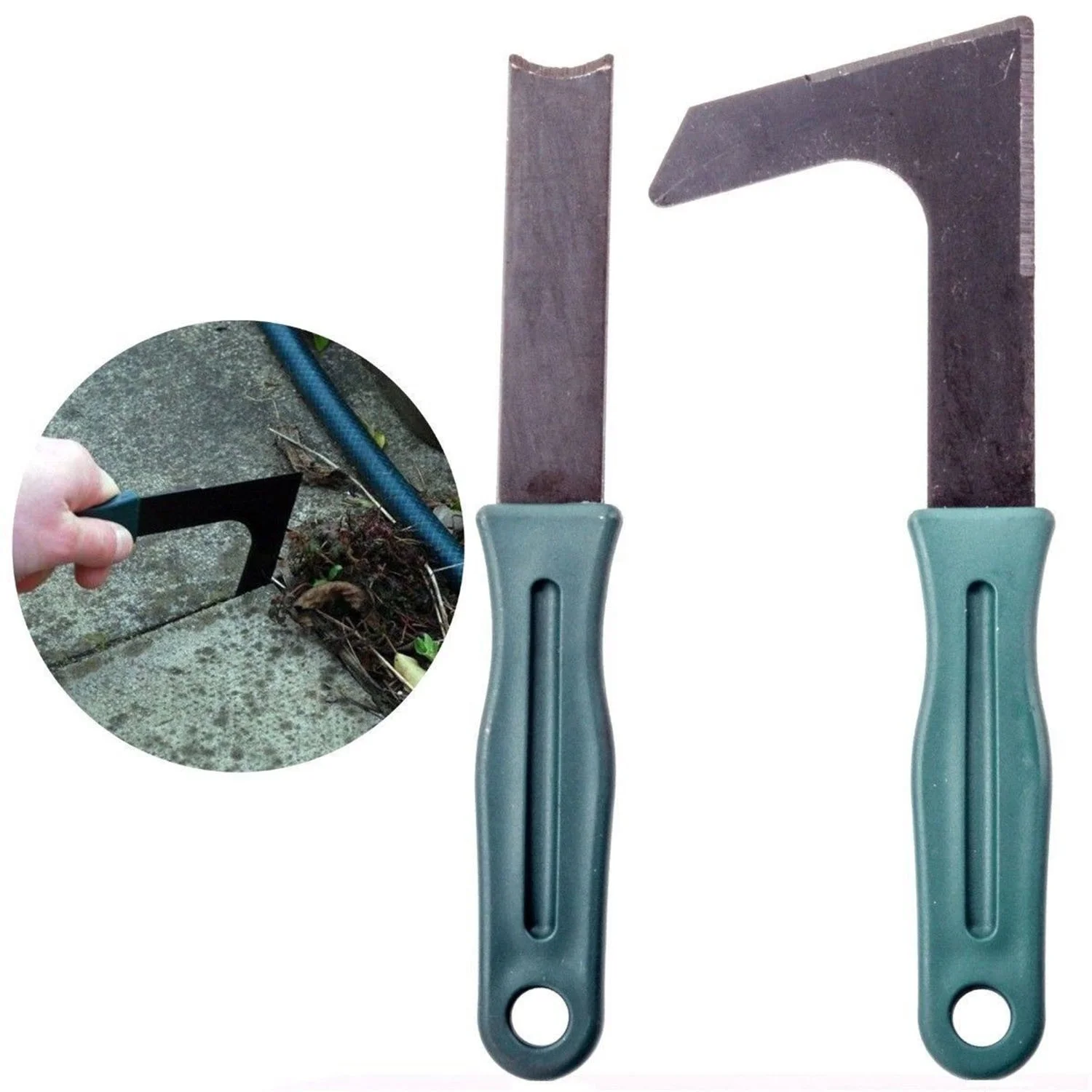 2pc Garden Patio Weed Knife Set - Efficient Weeding Tools