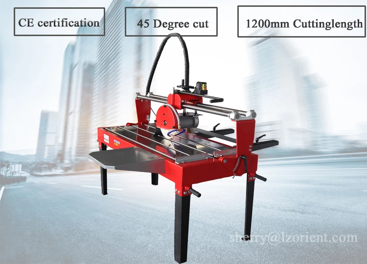 1200mm Table Type Wet Cut Hand Ceramic Tile Cutter With Circular Disk ...