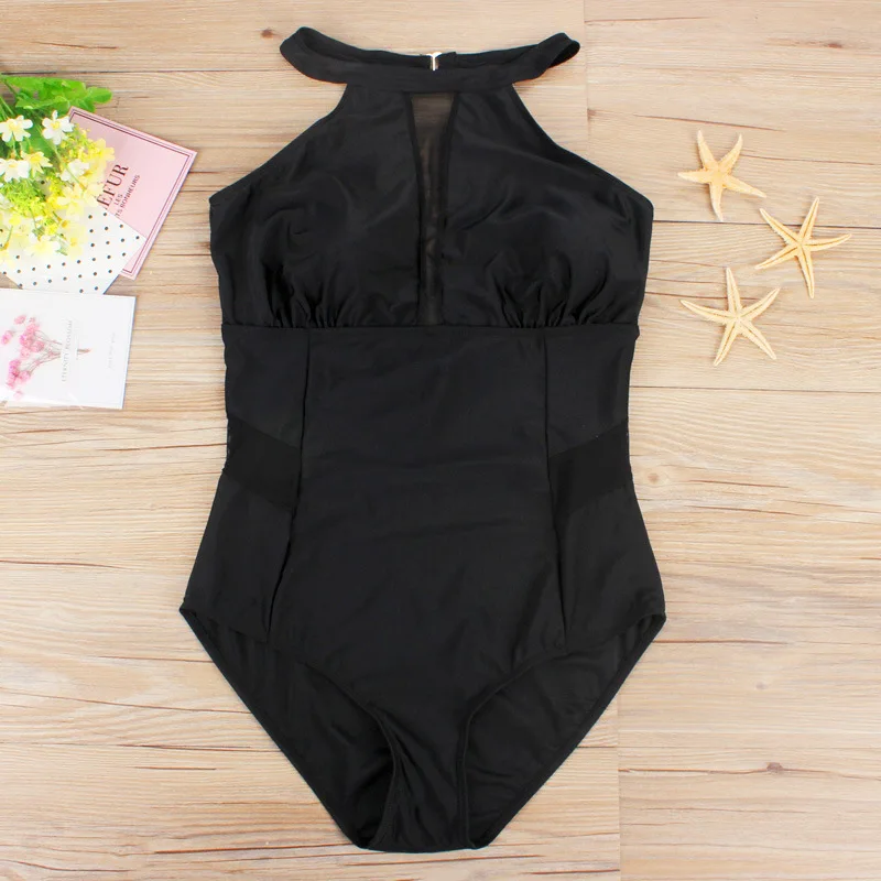 Womens One Piece Transparent Swimsuits For Women Tummy Control Swimwear ...