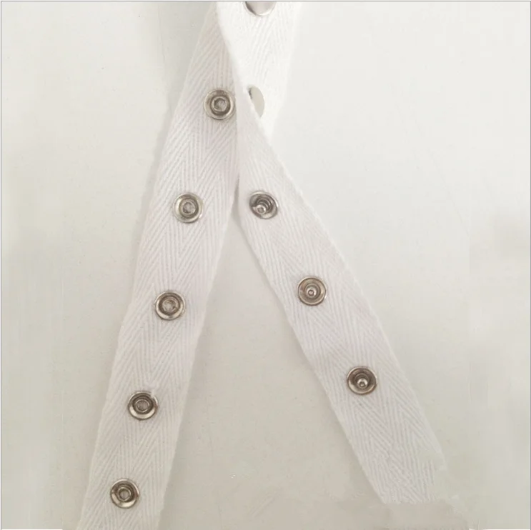 Redyeable 100% Cotton Metal Snap Buttons On Tapes - Buy Cotton Twill ...
