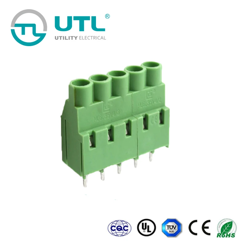 Utl 300v/30a 6.35mm Intercalation Pluggable Pcb Screwless Terminal ...