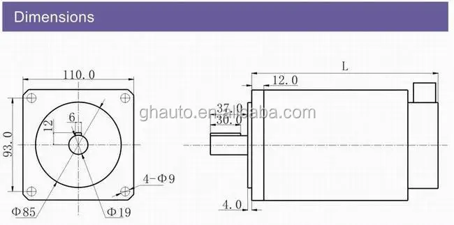 Low Price Of Stepper Motor(frame Size Nema 42) - Buy Nema 42 Stepper ...