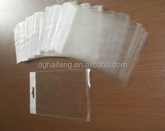 OPP Plastic Header Card Opp Bag - Moisture Proof & Customizable