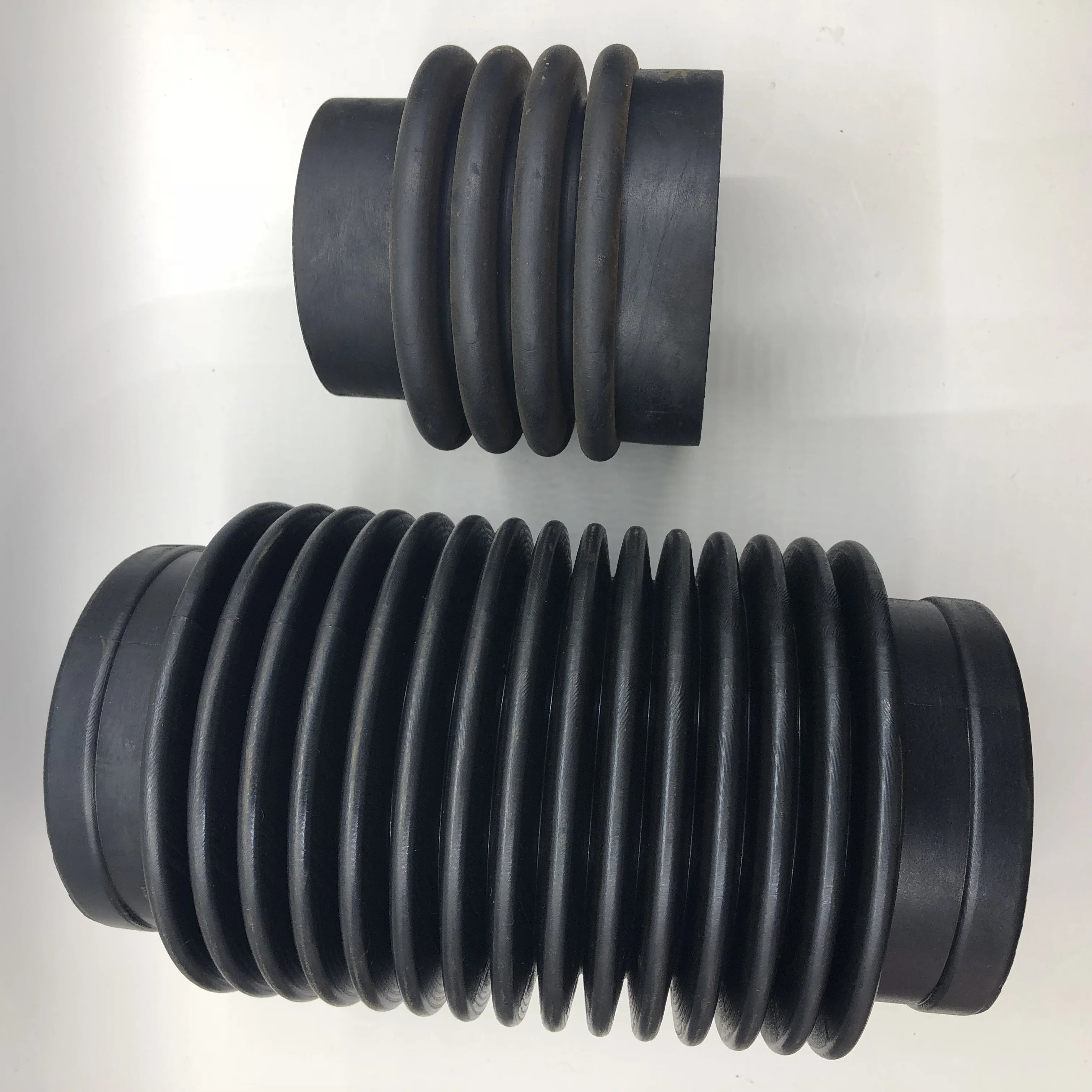 Custom Big Large Oil Resistance Round Flexible Rubber NBR Bellows Dust ...