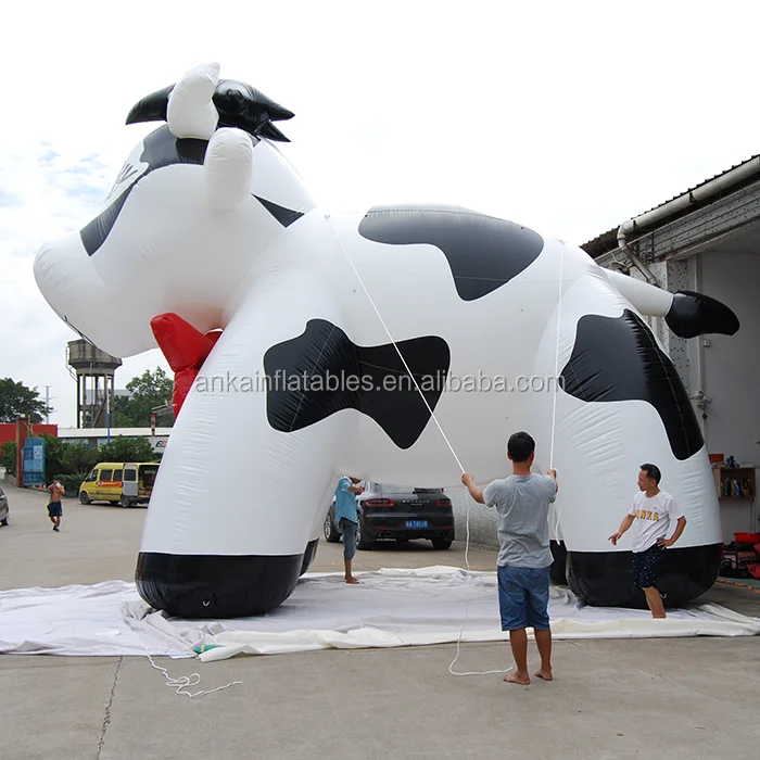 China Wholesale Cheap Custom Big Inflatable Cow / Inflatable Milka Cow ...