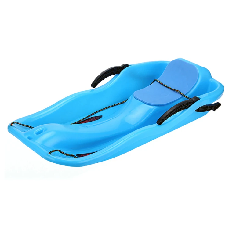 Hot Sale Downhill Mini Plastic Adult Kids Toboggan Winter Snow Skis ...