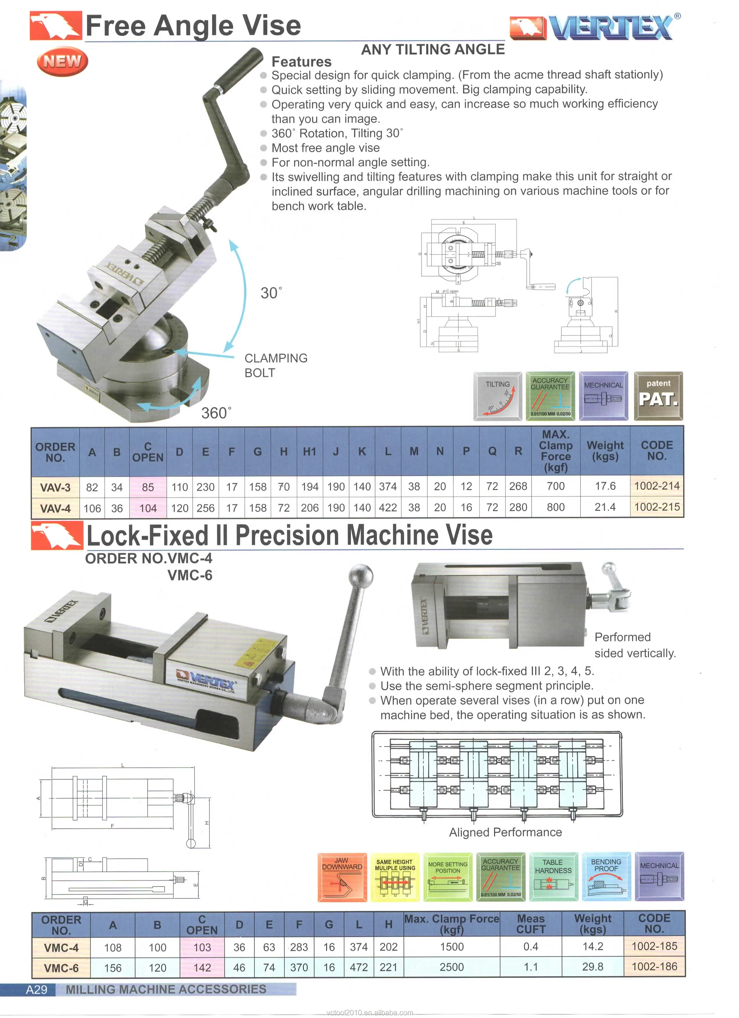 VERTEX VMC-6 Precision Machine Vise 150MM Bench Vise for CNC Milling ...