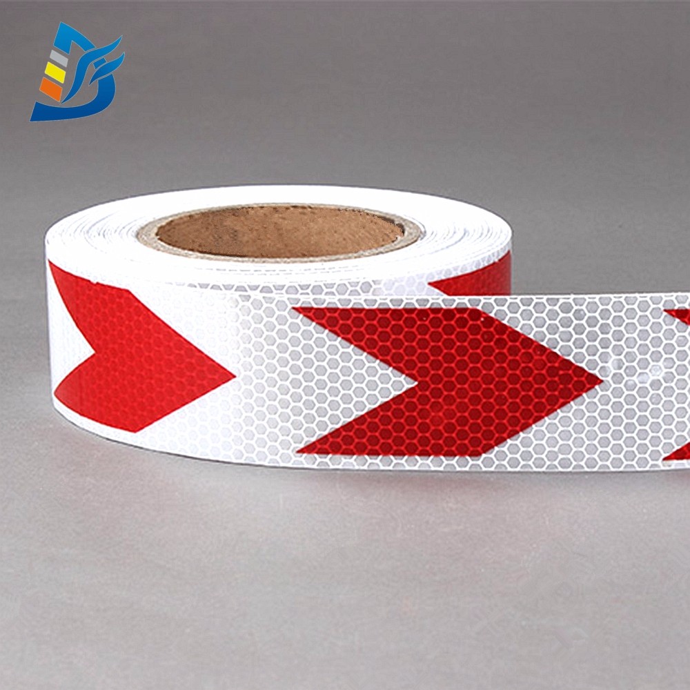 Arrow Printing Honeycomb Hexagon Reflective Tape - High Visibility